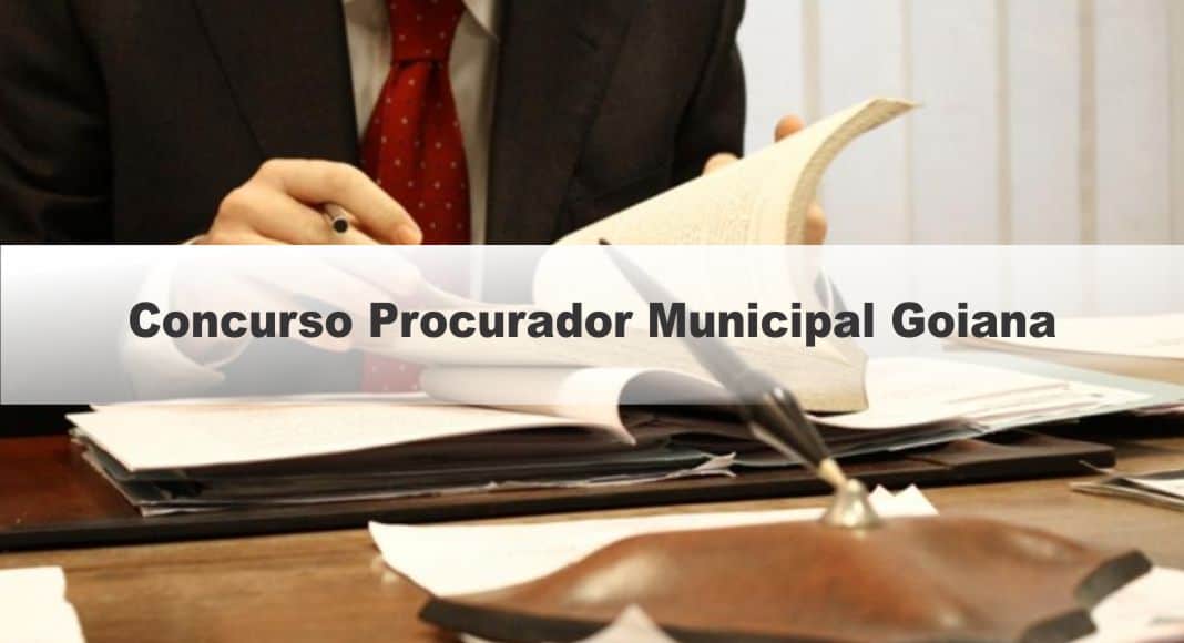 Concurso Procurador Municipal Goiana Pe