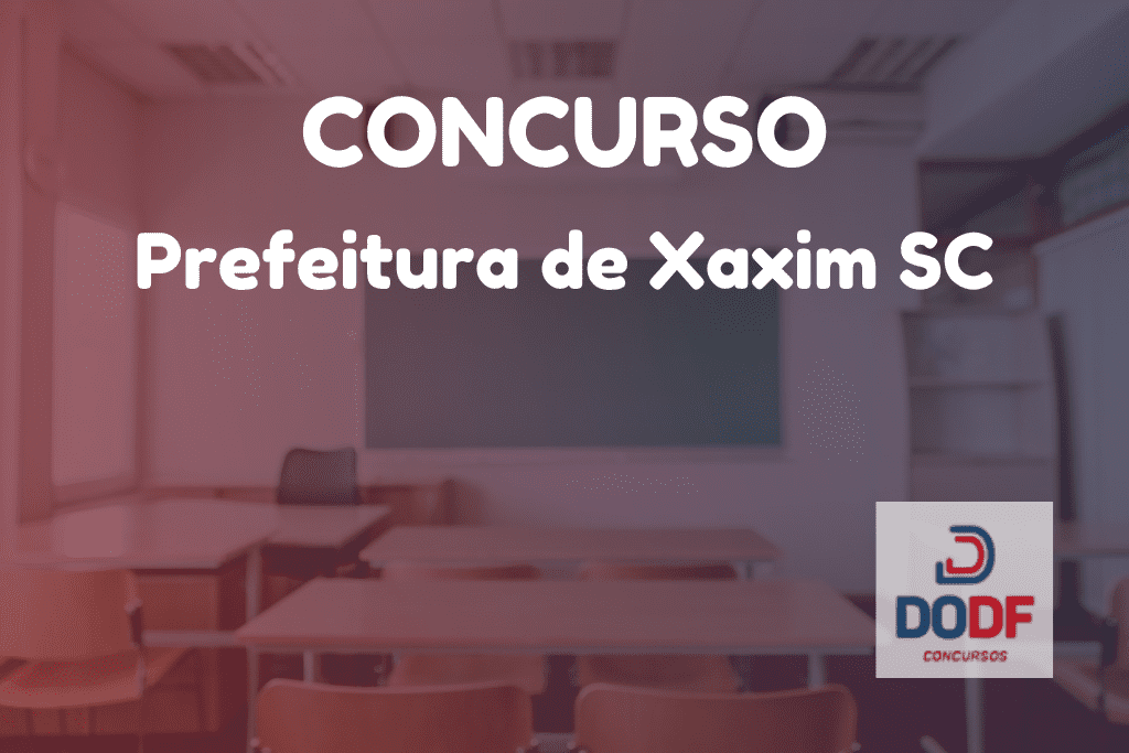 Processo seletivo da Prefeitura de Xaxim SC: Resultado final