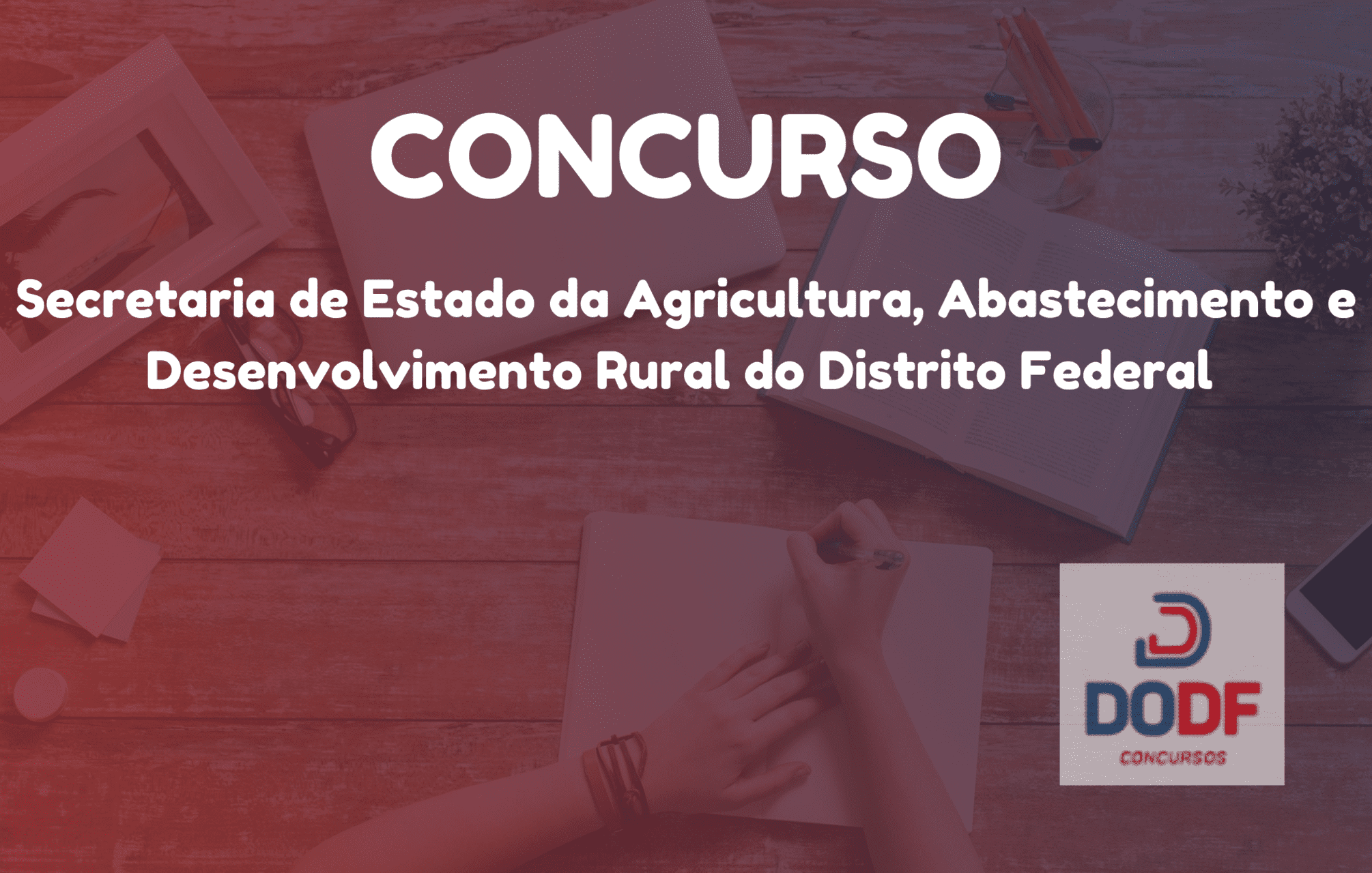 Concurso SEAGRI DF: Comunicado da banca